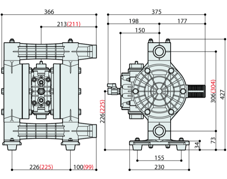 Type 250 Models | Product Information | Diaphragm Pump YTS
